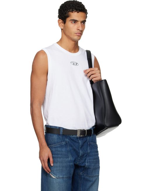 DIESEL T-Bisco-Od Tank Top in White for Men | Lyst UK