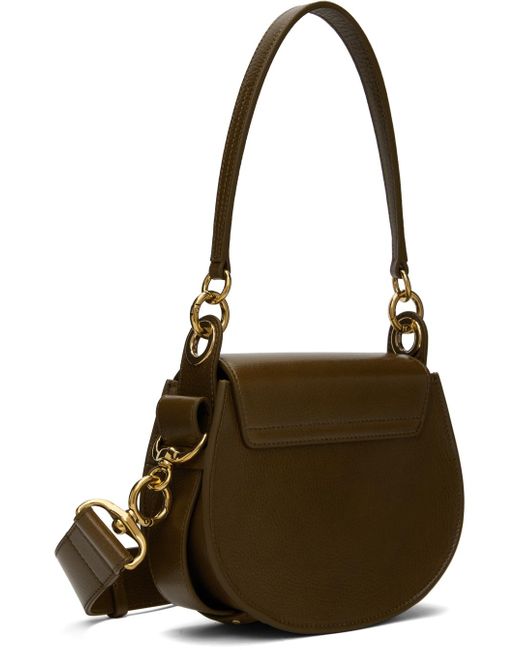Chloé Khaki Small Tess Bag | Lyst