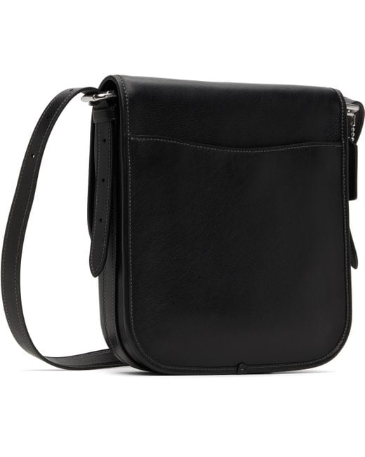 COACH Hitch Flap Crossbody Bag in Black for Men | Lyst