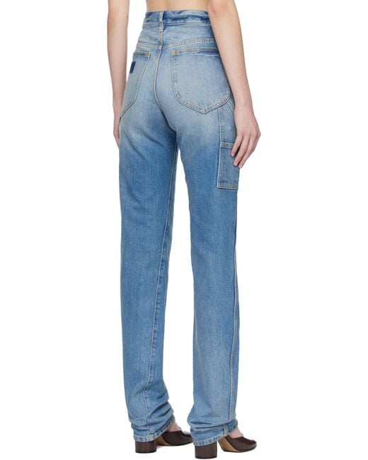 Maison Margiela Straight-Leg Jeans in Blue | Lyst UK