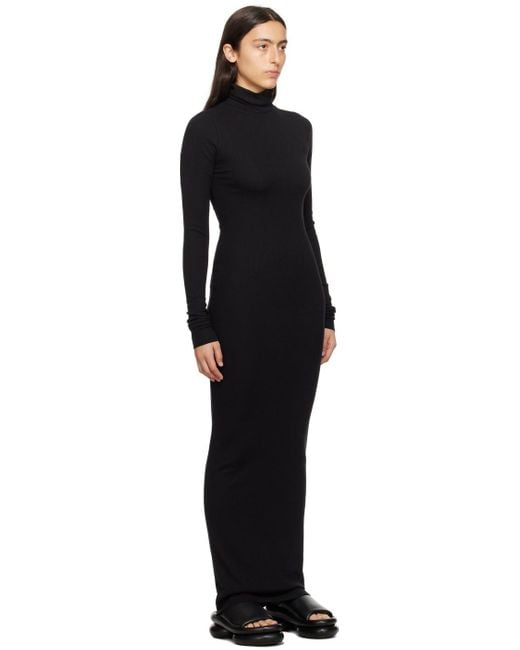 Éterne Turtleneck Maxi Dress In Black Lyst