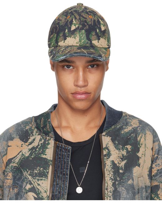 Acne Studios Khaki Cotton Ripstop Cap in Grey for Men | Lyst UK