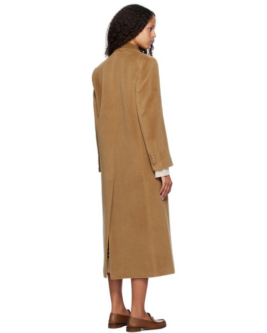 Max Mara Tan Estremo Coat in Black | Lyst
