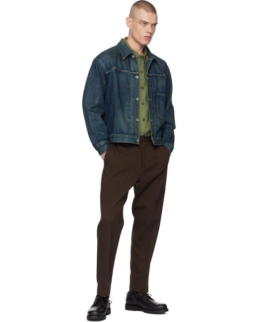 Neighborhood Type-1 Washed Denim Jacket in Blue for Men | Lyst