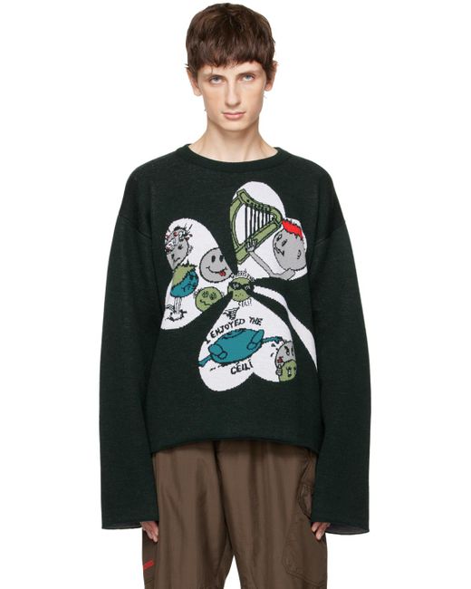Robyn Lynch Boxy Sweater in Black for Men | Lyst