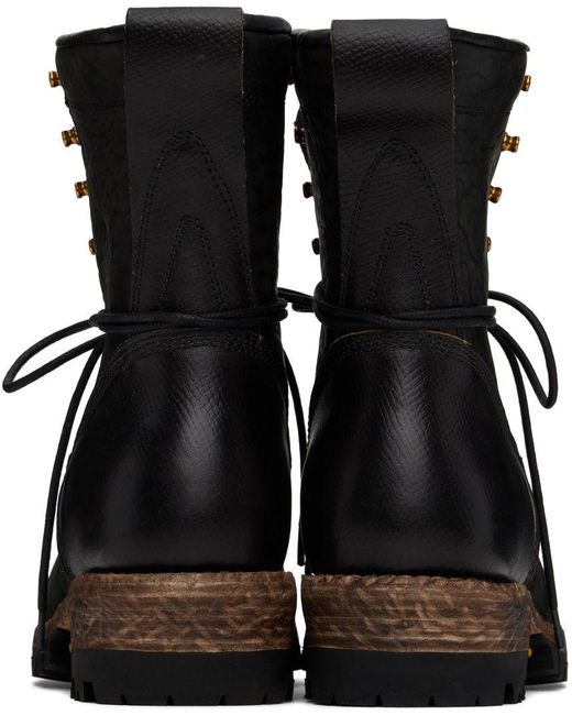 Visvim Cossack Boots in Black for Men | Lyst