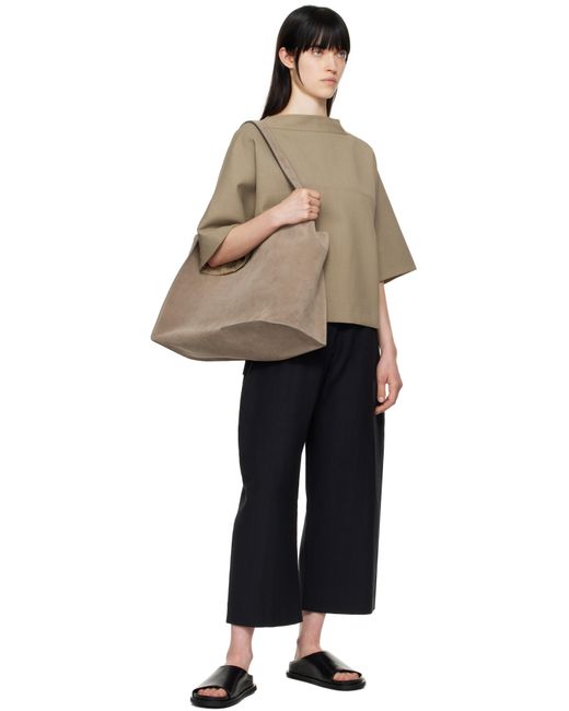 Studio Nicholson Taupe Doublet Suede Tote in Brown for Men | Lyst