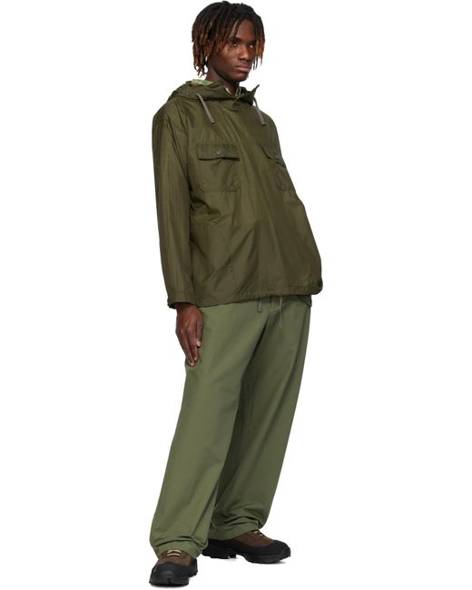 Engineered Garments Khaki Cagoule Jacket in Green for Men | Lyst