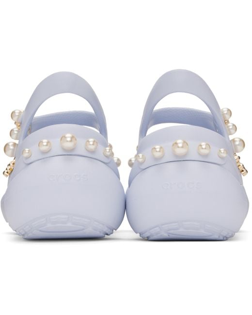 Crocs™ Phaedra Embellished Heeled Sandals in Black | Lyst