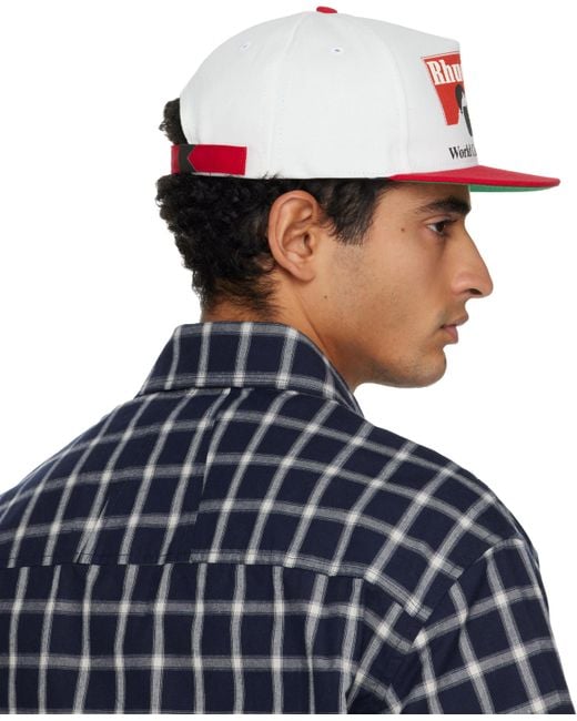 Rhude Trophy Racing Cap in Blue for Men | Lyst UK
