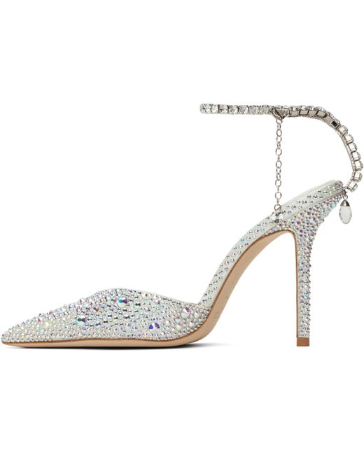 Jimmy Choo Saeda 100 Heels in Black | Lyst