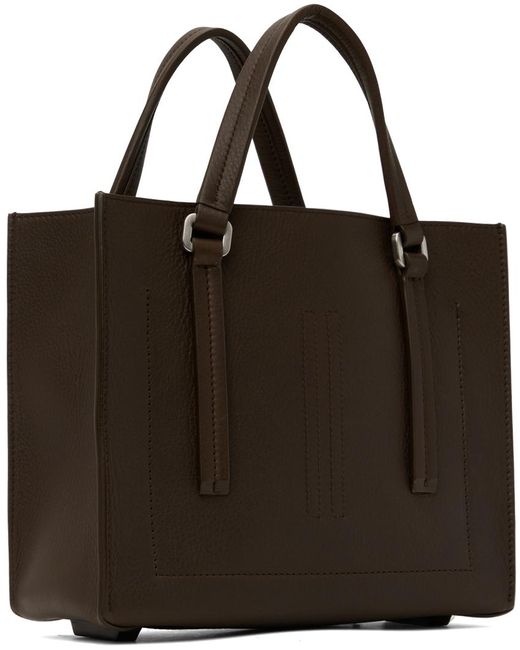Rick Owens Porterville Mini Edith Tote in Brown for Men | Lyst