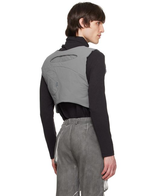 Uncertain Factor Dustman Explores Vest in Black for Men | Lyst