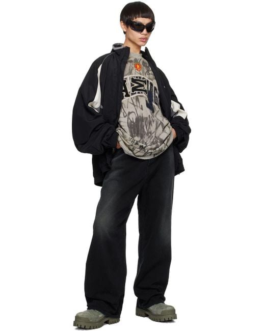 Balenciaga Green Combat Strike Boots for Men | Lyst