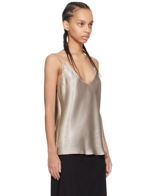 BOSS Taupe Layered Camisole in Black Lyst UK