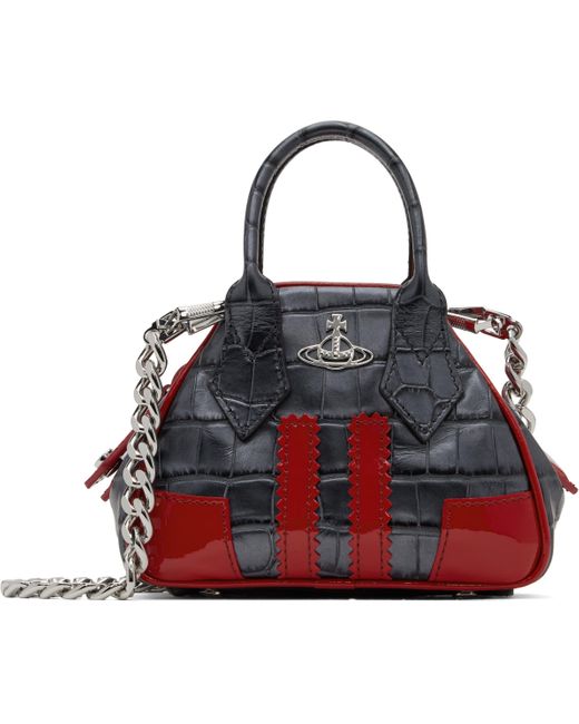Vivienne Westwood Mini Yasmine Chain Bag in Red | Lyst