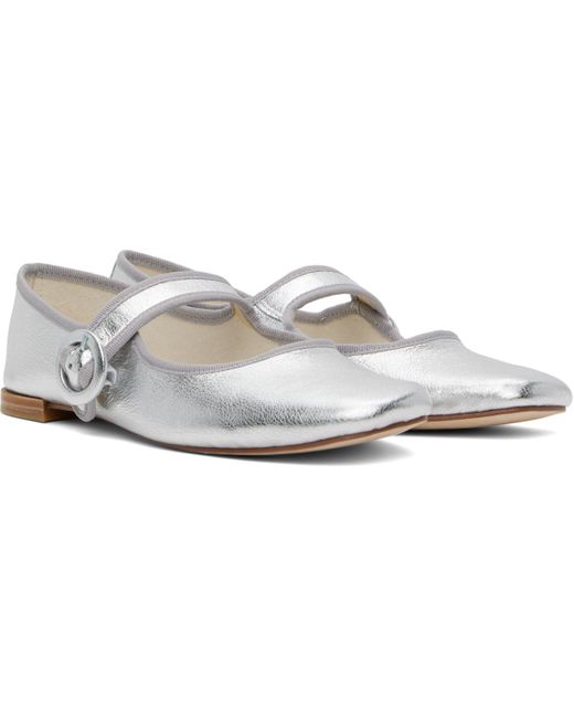 Repetto Georgia Square-toe Mary Jane Ballerina Flats in Black | Lyst