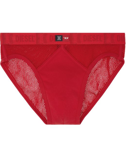 DIESEL Savage X Fenty Edition String & Lace Briefs in Red for Men | Lyst