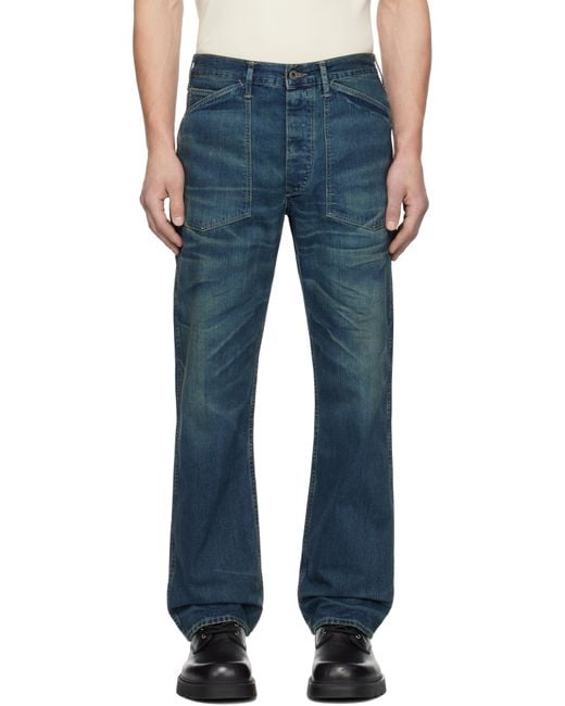 RRL Vintage 5-Pocket Canfield Jeans in Blue for Men | Lyst
