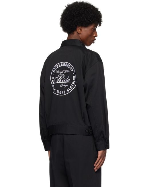 Neighborhood Dickies Edition Zip Work Jacket in Black for Men | Lyst
