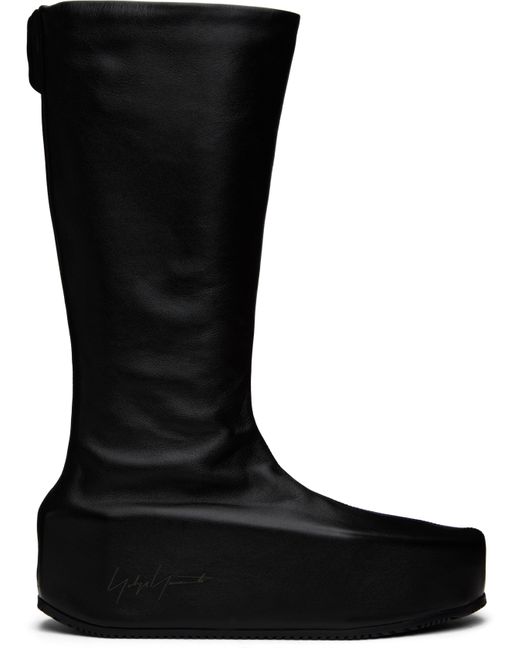 Y-3 Kyasu Overboot Tall Boots in Black for Men | Lyst