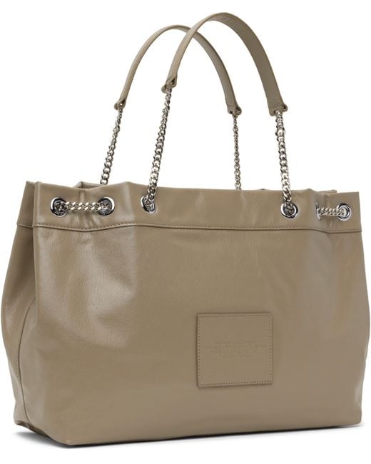 Marc Jacobs Taupe 'The Large Chain Sack' Bag in Brown | Lyst