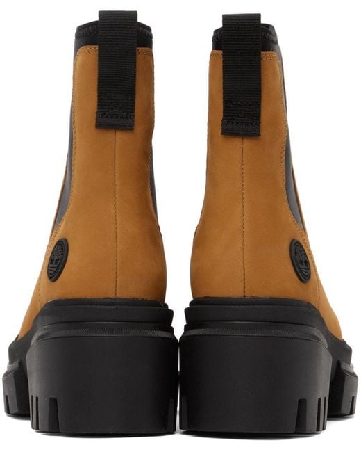 Timberland Tan Everleigh Chelsea Boot in Black | Lyst
