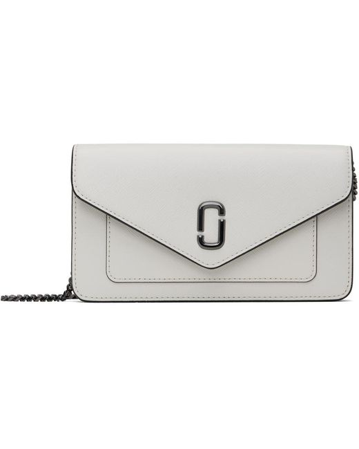 Marc Jacobs Off- & 'The Longshot Chain Wallet' Bag in Black | Lyst