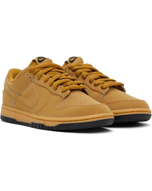 Nike Tan Dunk Low Retro Se Sneakers in Black for Men | Lyst