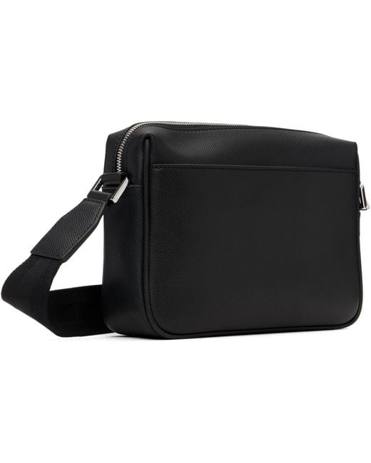BOSS Logo Lettering Crossbody Bag in Black for Men | Lyst UK