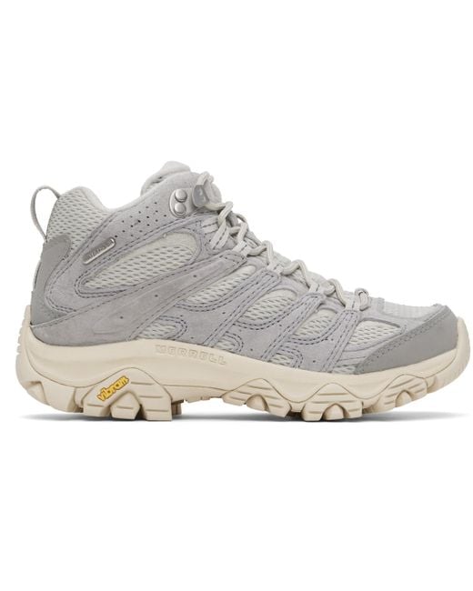 Merrell Moab 3 Mid Waterproof Sneakers in Black | Lyst