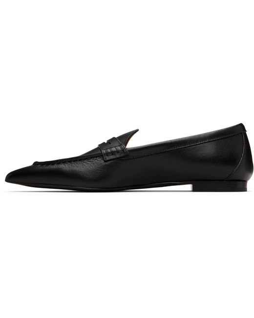 R13 Pointed Toe Loafers in Black | Lyst UK