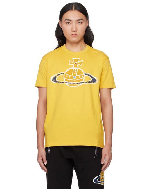 Vivienne Westwood Yellow Time Machine T-shirt in Orange for Men | Lyst