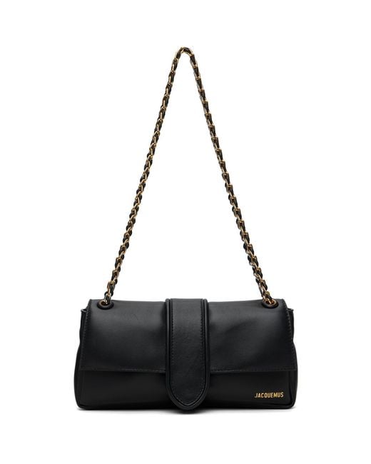 Jacquemus 'The Bambino Chaîne' Bag in Black | Lyst