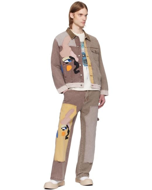 Kidsuper Patchwork Face Colorblocked Twill Jacket for Men | Lyst UK