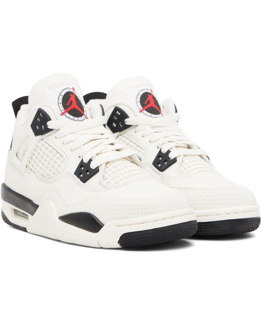 Nike Off- Air Jordan 4 Retro 'Flight Club' Sneakers in Black for Men ...