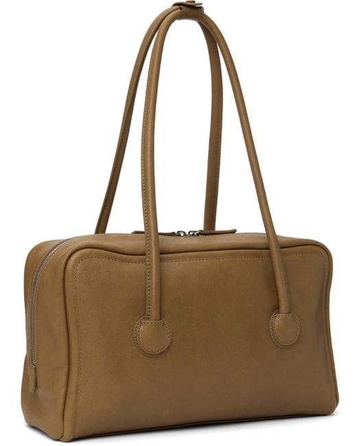 Marge Sherwood Ssense Exclusive Soft Boston Bag in Brown | Lyst