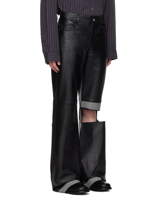 DEADWOOD Slacker Leather Pants in Black for Men | Lyst
