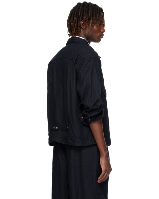 Engineered Garments Trucker Jacket in Blue for Men | Lyst UK