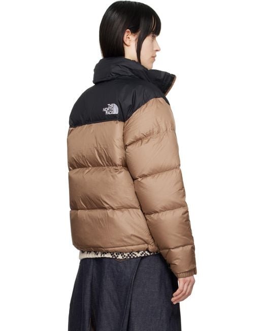 The North Face Tan 1996 Retro Nuptse Down Jacket in Blue | Lyst