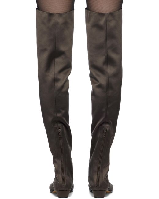 The Row Hereditas 25 Tall Boots in Black | Lyst