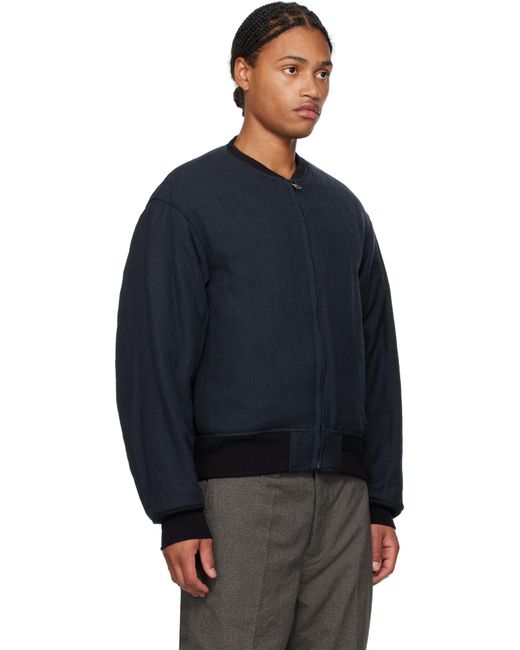 Visvim Gunner Acala Reversible Bomber Jacket in Black for Men | Lyst