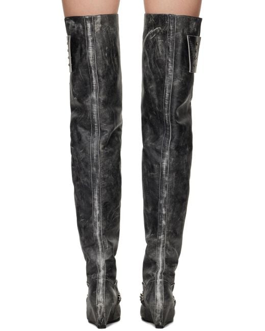 KNWLS Precious High Boots in Black | Lyst