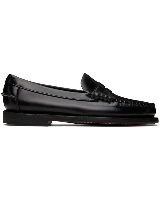 Sebago Black Dan Loafers | Lyst