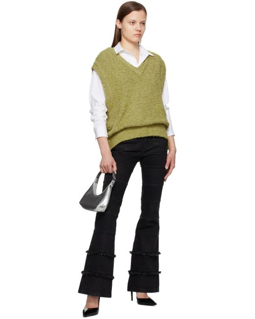 ANDERSSON BELL Layie Leaf Vest in Green | Lyst UK