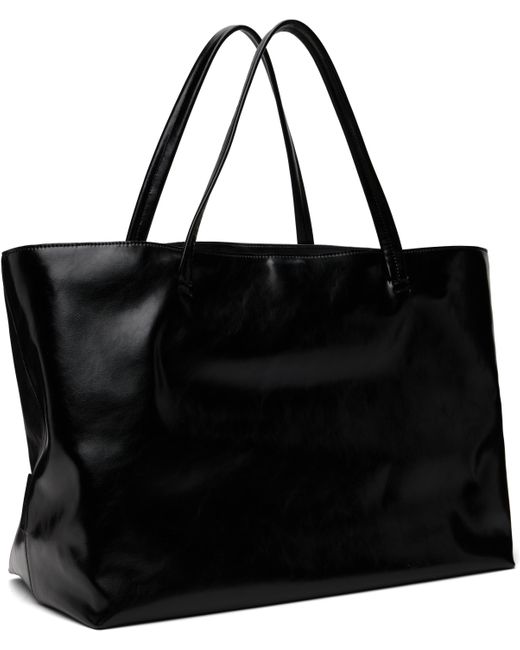 NOTHING WRITTEN Large Leather Tote in Black | Lyst UK