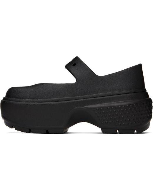 Crocs™ Stomp Mary Jane Slip-On Loafers in Black | Lyst