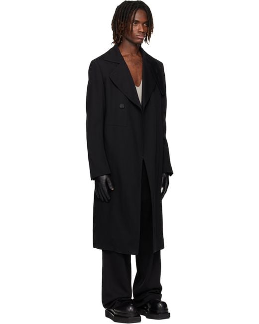 Rick Owens Temple Drella Trench Coat in Black for Men | Lyst UK