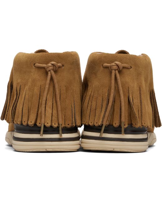 Visvim Tan Fbt Folk Sneakers in Black for Men | Lyst UK