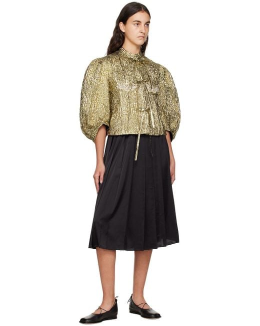 Simone Rocha Heart Toe Ballerina Flats in Black | Lyst